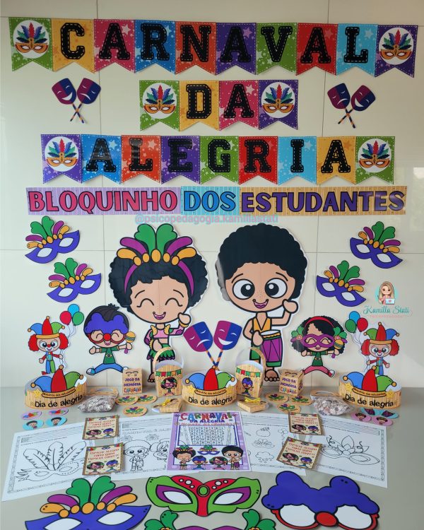 Kit carnaval da alegria - Oficina de Materiais Pedagógicos