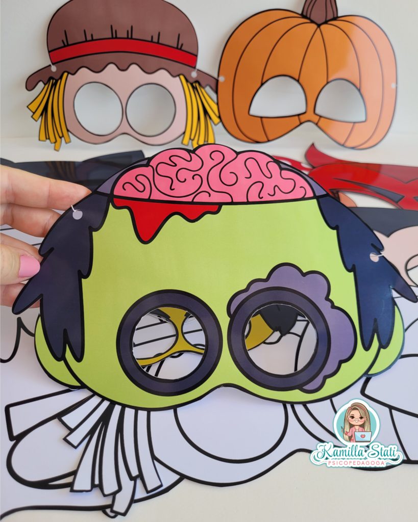 Máscaras halloween - Oficina de Materiais Pedagógicos