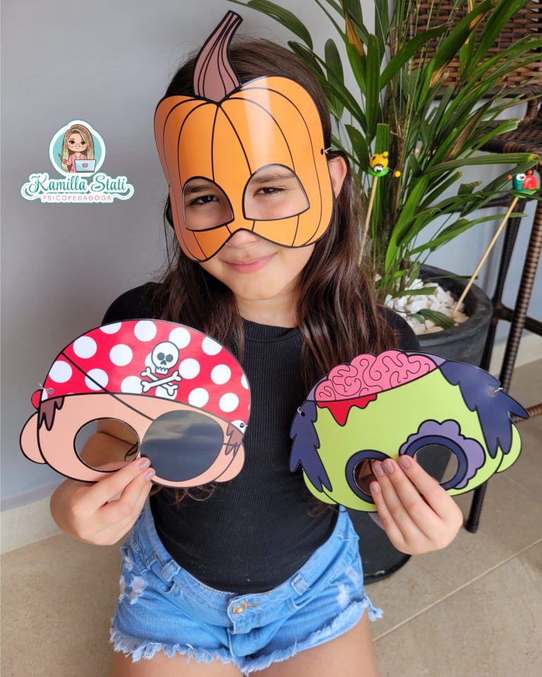 Máscaras halloween - Oficina de Materiais Pedagógicos